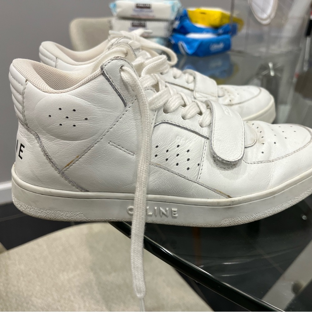 White Celine High Sneakers - Gem